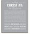 Christina Personalized Name Meaning Art Prints – Name Stories