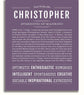 Christopher | Name Art Print – Name Stories