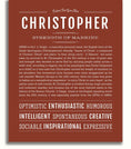 Christopher | Name Art Print – Name Stories