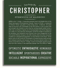Christopher | Name Art Print – Name Stories