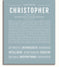 Christopher | Name Art Print – Name Stories