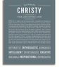 Christy | Name Art Print – Name Stories