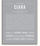 Ciara | Name Art Print – Name Stories