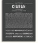 Ciaran | Name Art Print – Name Stories