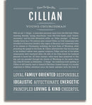 Cillian | Name Art Print – Name Stories