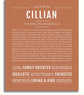 Cillian Personalized Name Meaning Art Prints – Name Stories