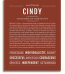 Cindy | Name Art Print – Name Stories
