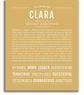 Clara Personalized Name Meaning Art Prints – Name Stories