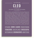 Cleo | Name Art Print – Name Stories
