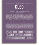 Cleo | Name Art Print – Name Stories