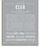 Cleo | Name Art Print – Name Stories