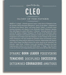 Cleo | Name Art Print – Name Stories