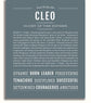 Cleo | Name Art Print – Name Stories