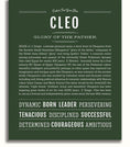 Cleo | Name Art Print – Name Stories