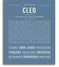Cleo | Name Art Print – Name Stories