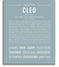 Cleo | Name Art Print – Name Stories