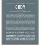 Cody | Name Art Print – Name Stories