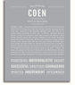 Coen | Name Art Print – Name Stories