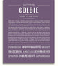 Colbie Personalized Name Meaning Art Prints – Name Stories
