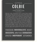 Colbie | Name Art Print – Name Stories