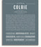 Colbie | Name Art Print – Name Stories