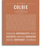 Colbie Personalized Name Meaning Art Prints – Name Stories