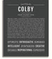 Colby | Name Art Print – Name Stories
