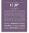Colby | Name Art Print – Name Stories