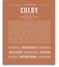 Colby | Name Art Print – Name Stories