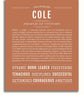 Cole | Name Art Print – Name Stories