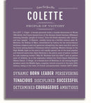Colette | Name Art Print – Name Stories
