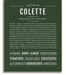 Colette | Name Art Print – Name Stories