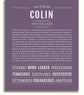 Colin | Name Art Print – Name Stories