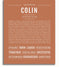 Colin Personalized Name Meaning Art Prints – Name Stories