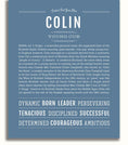 Colin | Name Art Print – Name Stories