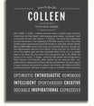 Colleen | Name Art Print – Name Stories