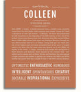Colleen | Name Art Print – Name Stories