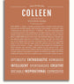 Colleen | Name Art Print – Name Stories