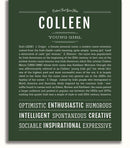 Colleen | Name Art Print – Name Stories