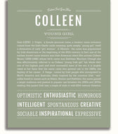 Colleen | Name Art Print – Name Stories
