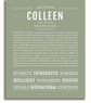 Colleen | Name Art Print – Name Stories