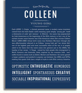 Colleen | Name Art Print – Name Stories