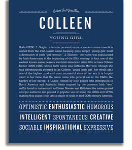 Colleen | Name Art Print – Name Stories