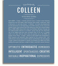 Colleen | Name Art Print – Name Stories