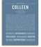 Colleen | Name Art Print – Name Stories