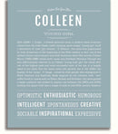Colleen | Name Art Print – Name Stories