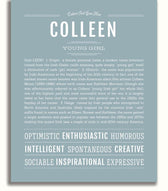 Colleen | Name Art Print – Name Stories