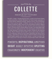 Collette | Name Art Print – Name Stories
