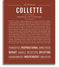 Collette | Name Art Print – Name Stories