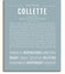 Collette | Name Art Print – Name Stories